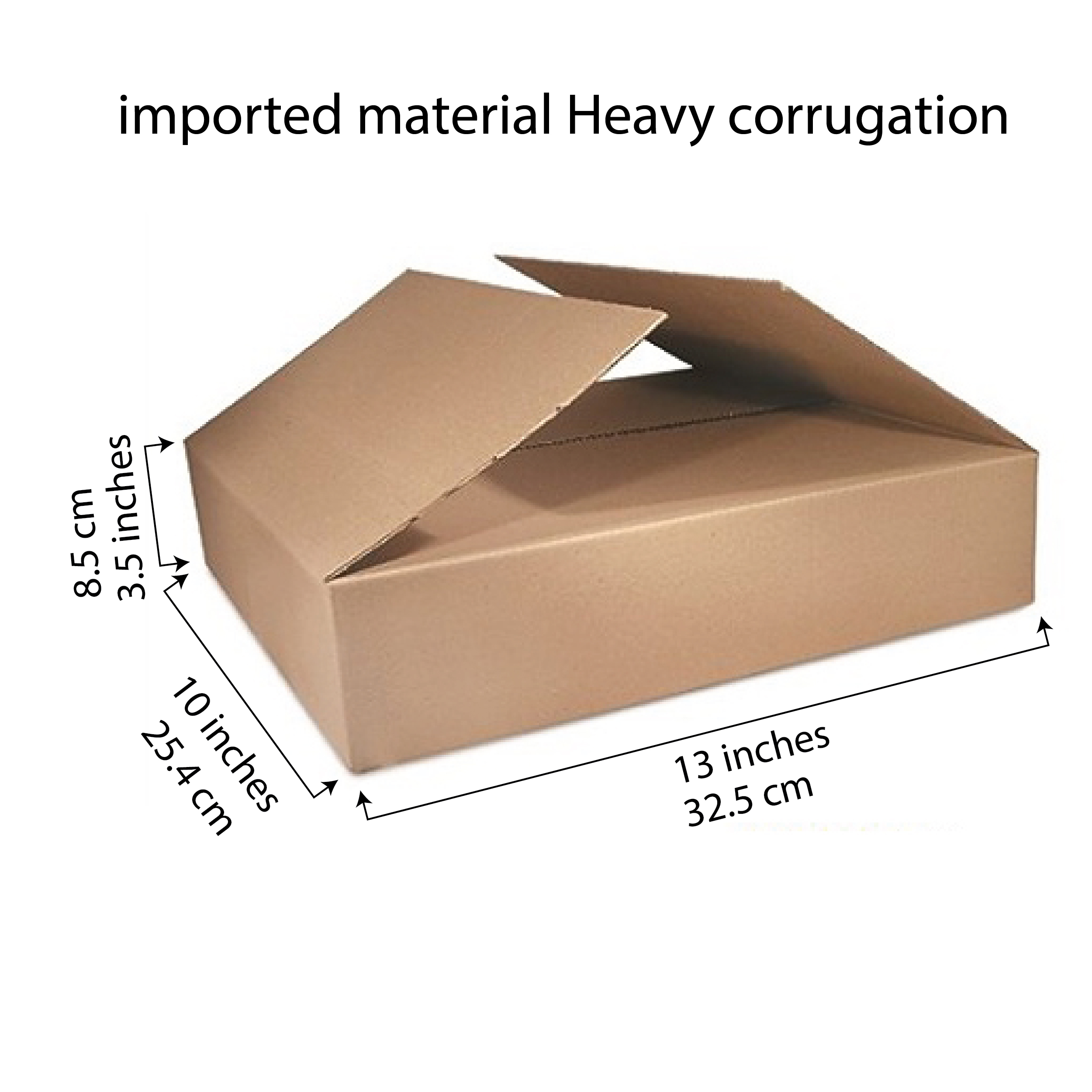 Packaging Boxes (5 Pcs) (3 Sizes available) Corrugated 3 Ply imported ...