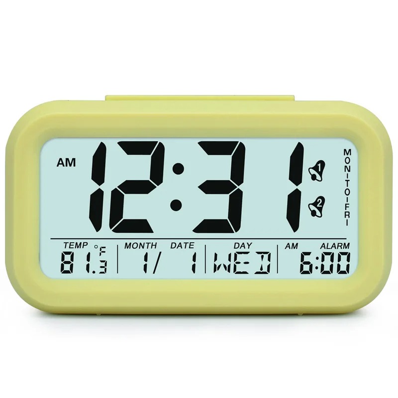 TXL Digital Alarm Clock with Auto Light Sensor / Table Night Clock ...