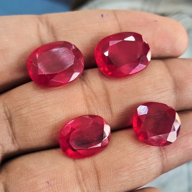 Original Natural Irani Ruby Yaqoot Stone 13.0 crt to 20 crt Gemstone ...