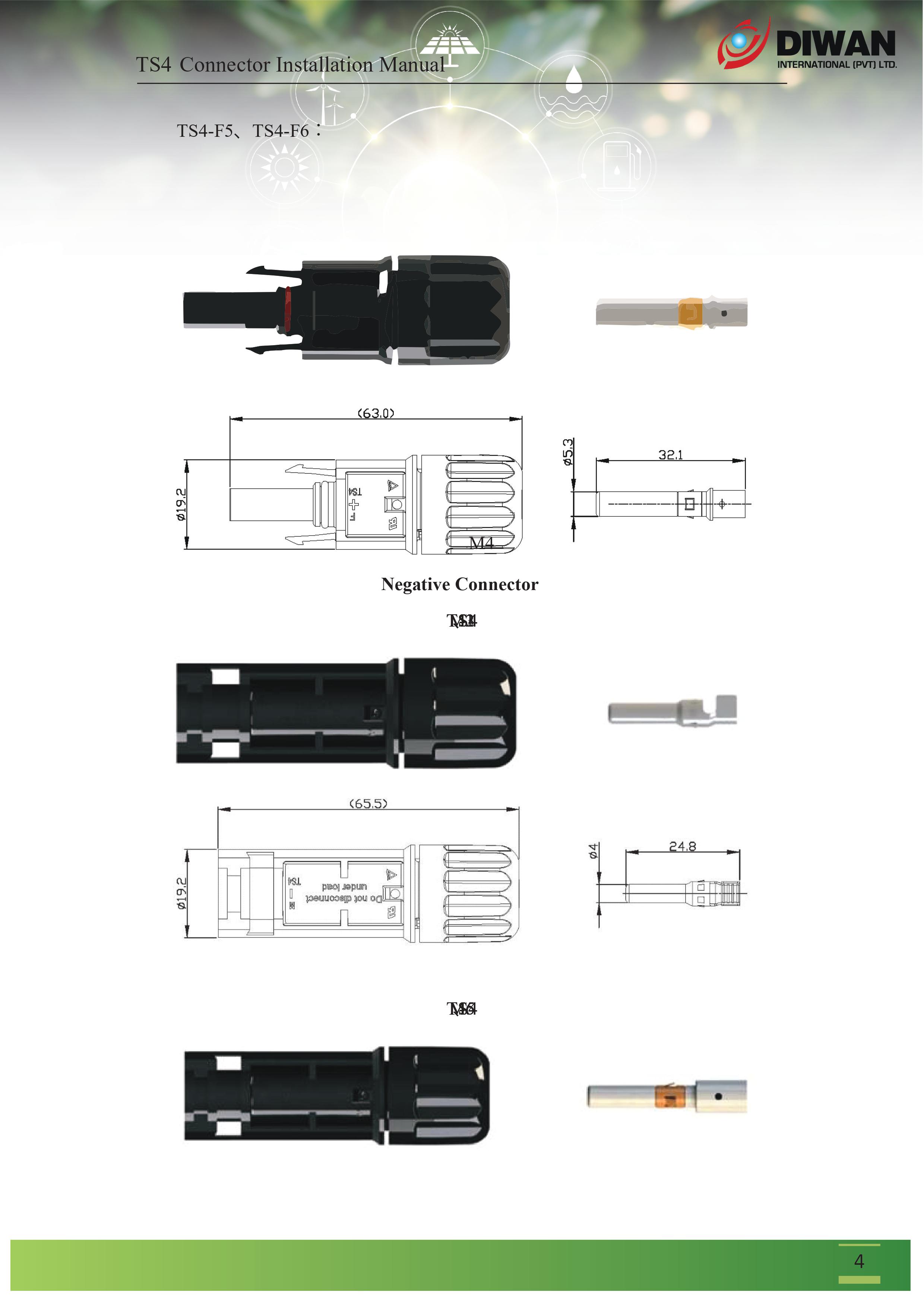 Trinasolar TS4 Connector And Socket Instruction Manual, 52% OFF