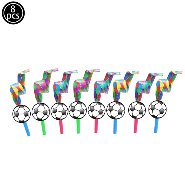 8pcs Football Popcorn Boxes Soccer Party Snack Box Favor Boxes Football ...