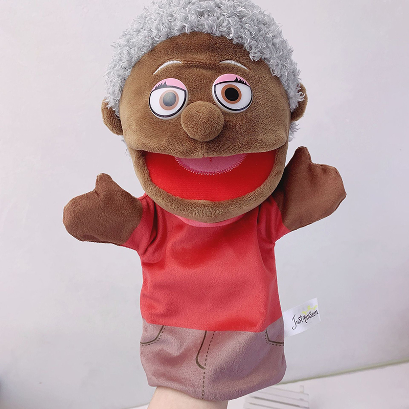 35cm family open mouth glove puppets kindergarten show mom ...