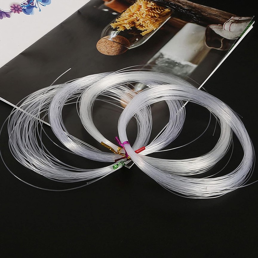 Fish line 50 Meter | Size 0.4mm Fishing Line | Non-stretchable | For ...