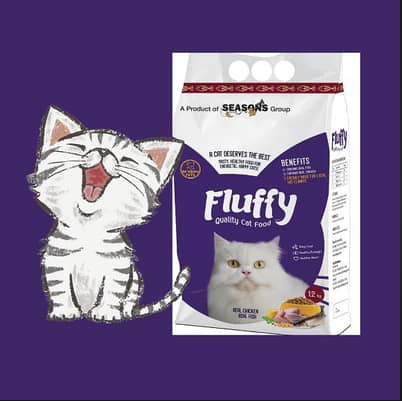 Fluffy Cat Food (6 x 1.2kg pack) | Daraz.pk