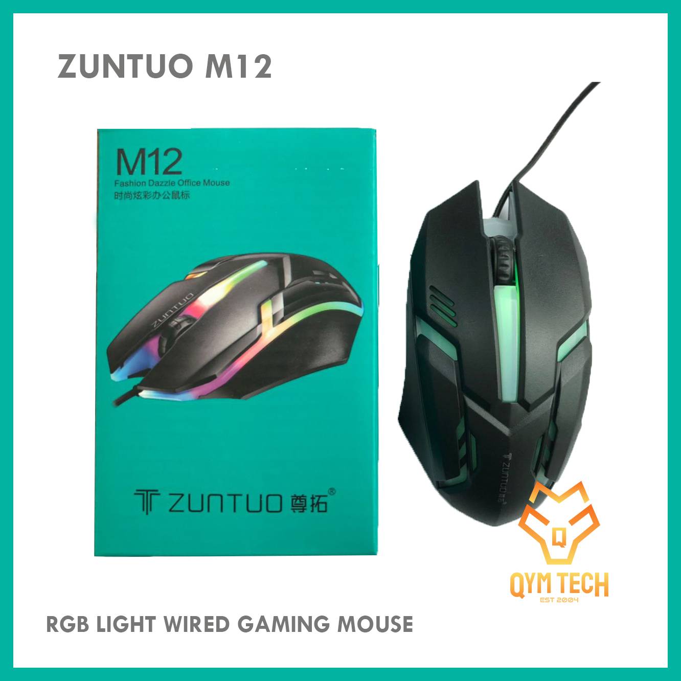 7 Light Rainbow Colour RGB Mouse wired Mouse 1200 DPI, Light Weight ...