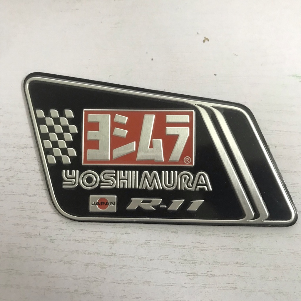 New Logo Exhaust Yoshimura Motocycle Aluminium Decal