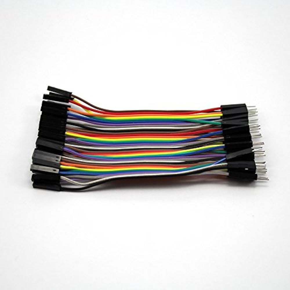20cm Pin To Hole Jumper Wire Dupont Line 40 Pin Male To Female Arduino ...