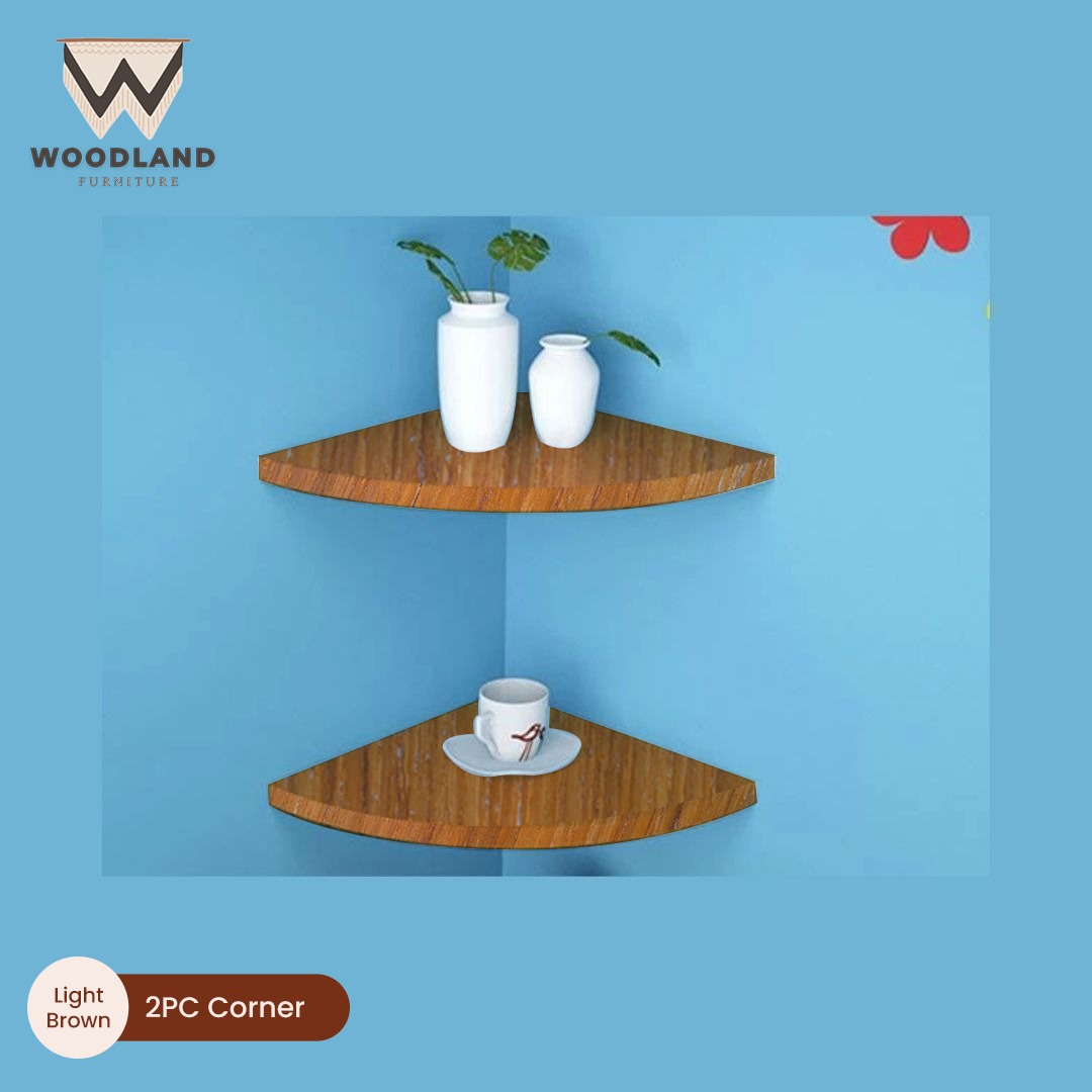 Wood land Corner Shelf Kitchen shelf Wall Shelf Wall-mounted Display ...