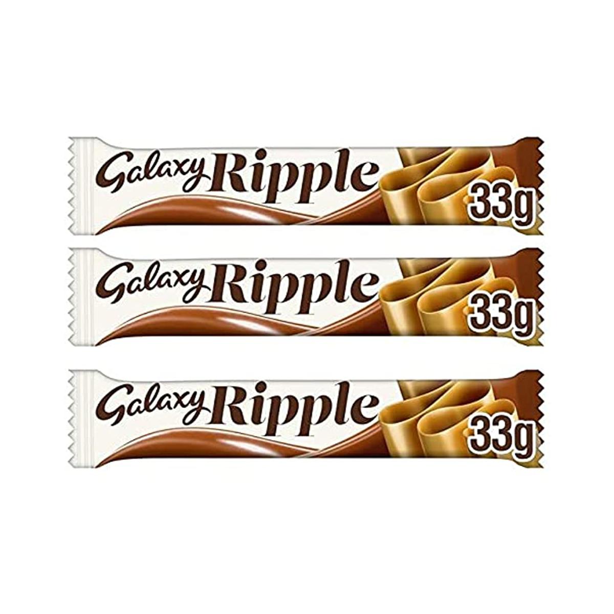 Galaxy Ripple Milk Chocolate Each 33 gm (Pack Of 3) | Daraz.pk