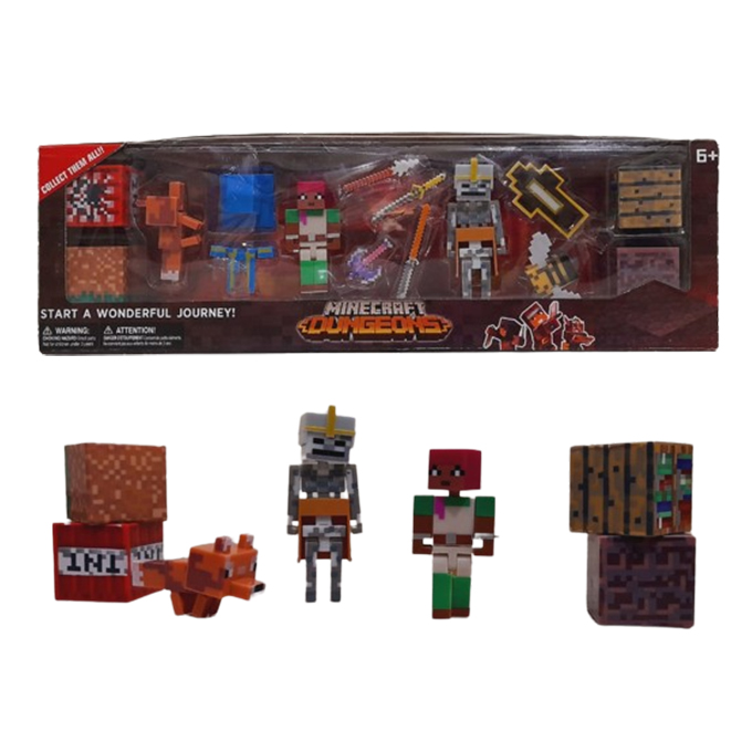 Minecraft Dungeons Character Action Figure Play Set for Kids - Model 4 ...