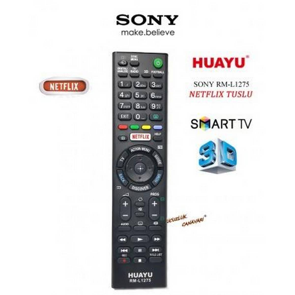 SONY Universal Remote for LCD & LED TV with NETFLeX Button | Daraz.pk