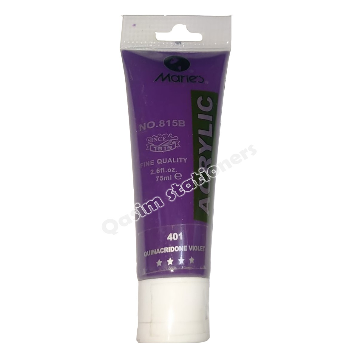 Marie's 75ml Acrylic Colors Paint Tubes-401 Quinacridone Violet | Daraz.pk