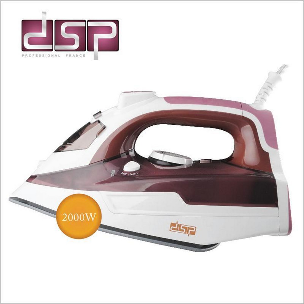 DSP Electric Steam Iron 2000W | Daraz.pk