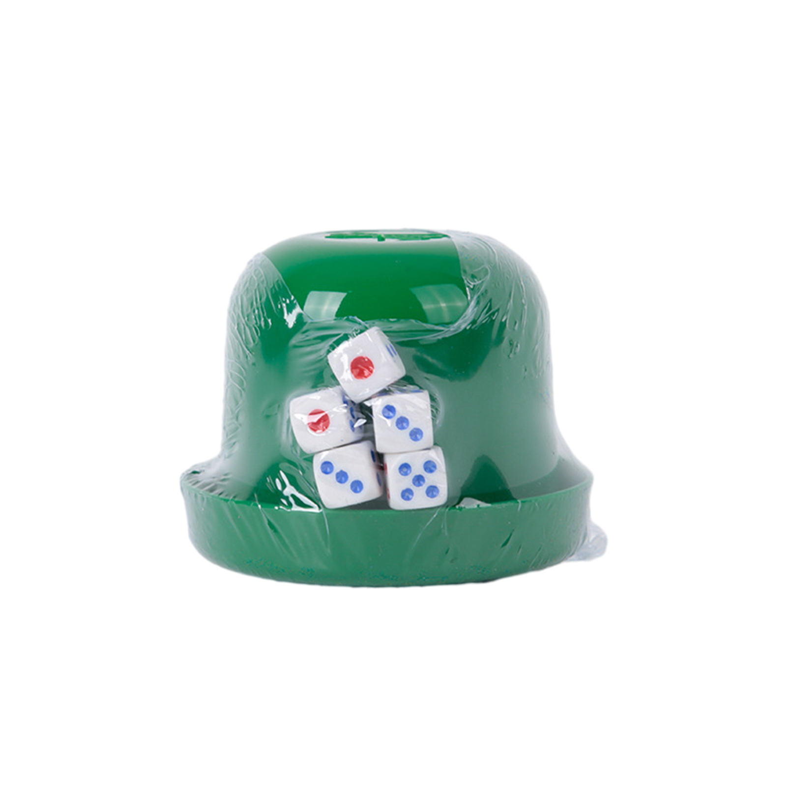 Certiou Solid Plastic Dice Premium White Dice Set with Smooth Surface ...