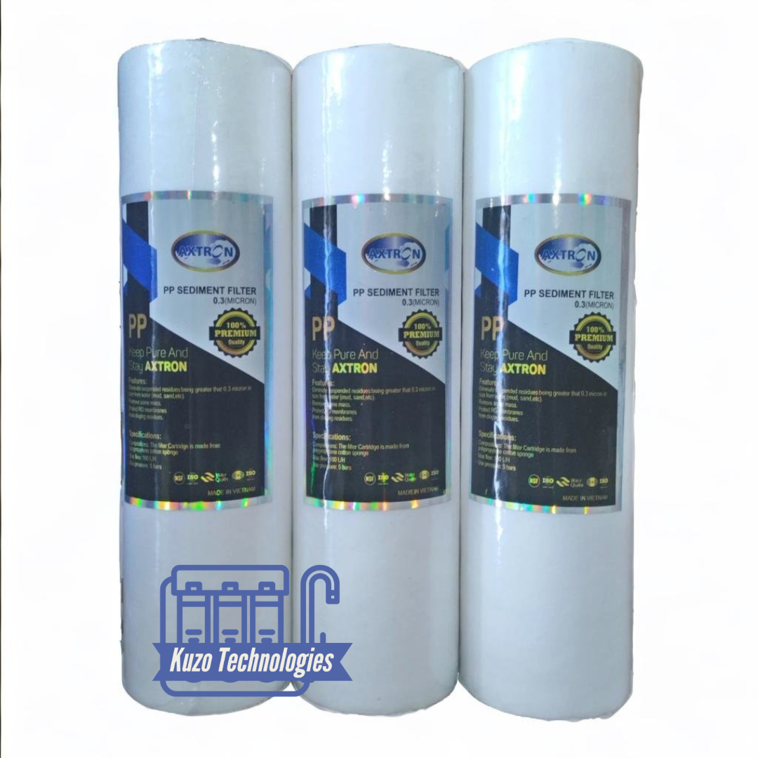 Axtron PP Sediment Filter 0.3 Micron 3pcs | Daraz.pk