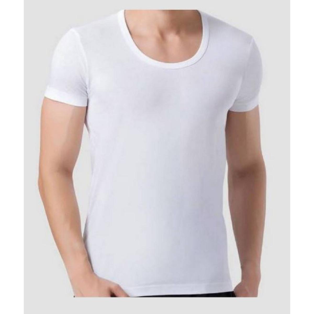 Men Banyan, Half Sleeves - Men Vest - Cotton - Inner wear – White ...