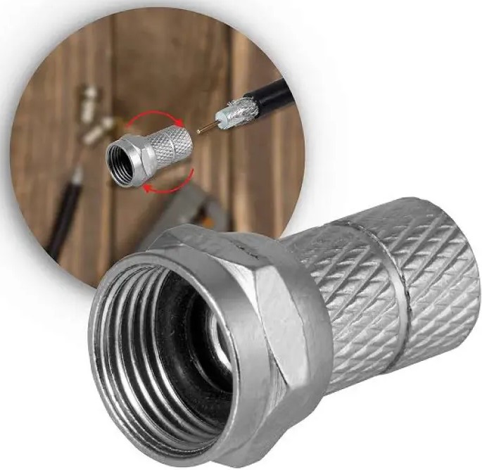 RG6 Connectors: High-Quality Coaxial Cable Connectors with RG 6 RF ...