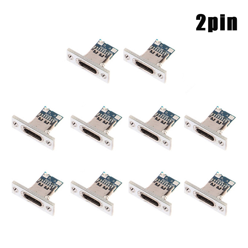 10pcs USB 3.1 Type C Socket Fixing Plate Type-C USB Jack 3.1 Type-C ...