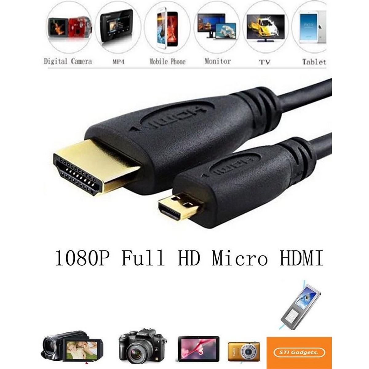 HDMI Cable to Mini HDMI Cable & Micro HDMI Cable 1.5 Meter | Circuit Town | Daraz.pk
