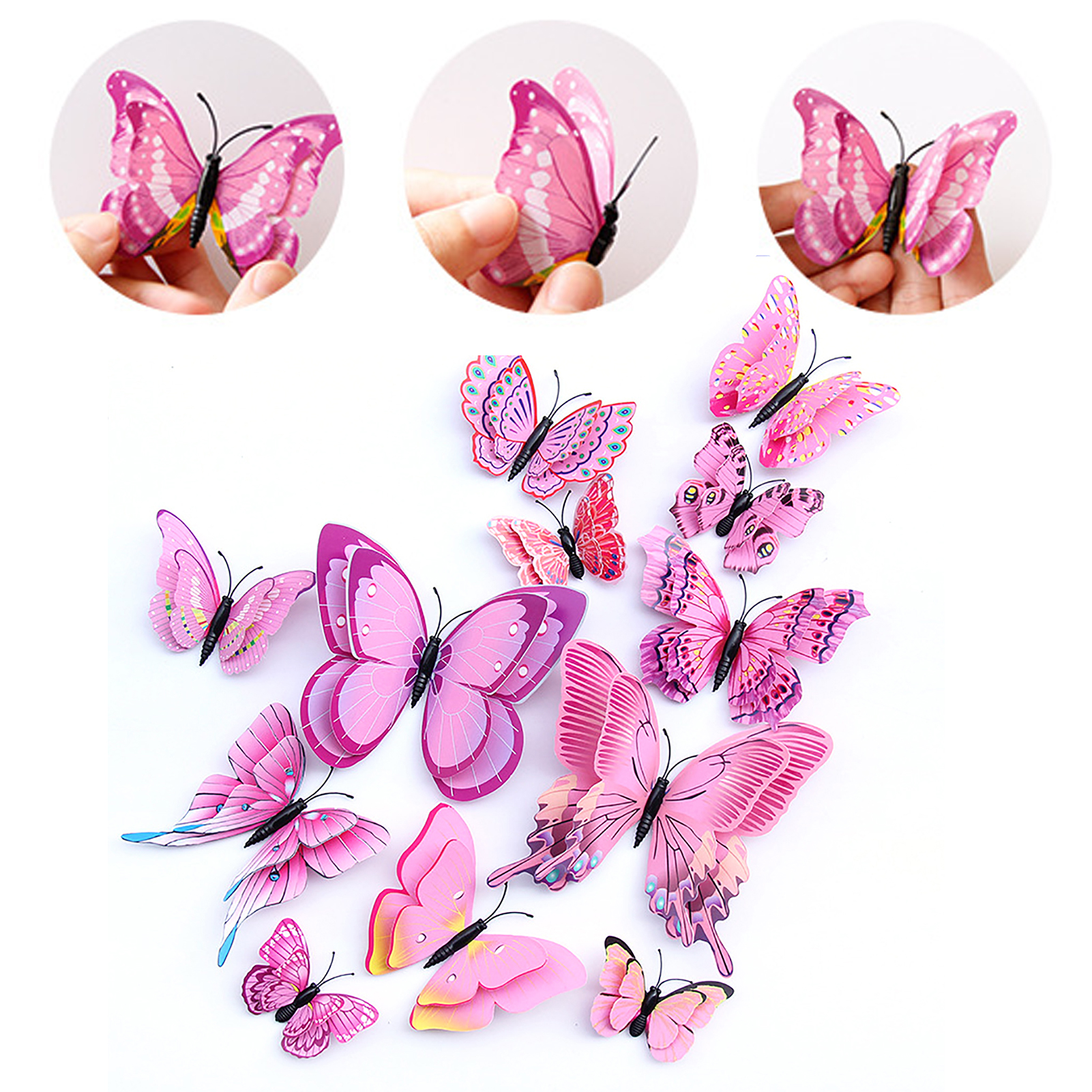 Easter Magnets For Garage Doors Crtiin 10 Pcs 12 Inch Butterfly Garage ...