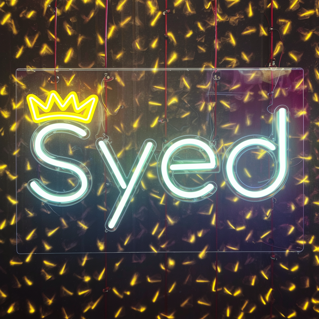 Stylish Customised Neon light sign board having elegant neon designs ...