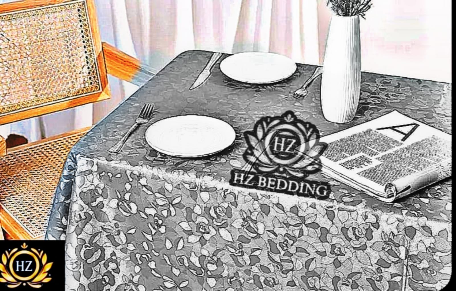 PVC Dining Table Cover for 6 & 8 Seater Rectangle (60 x 90) | (60 x 102 ...