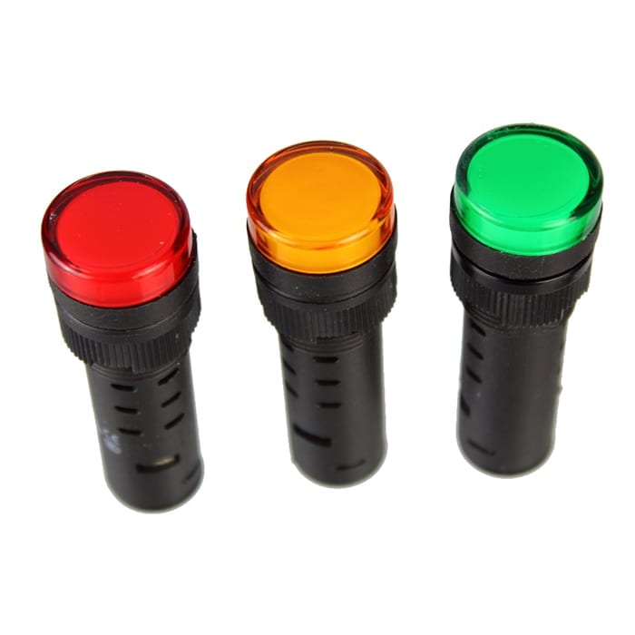 LED 16mm Panel Indicator Pilot Light Signal Lamp 220V | Daraz.pk
