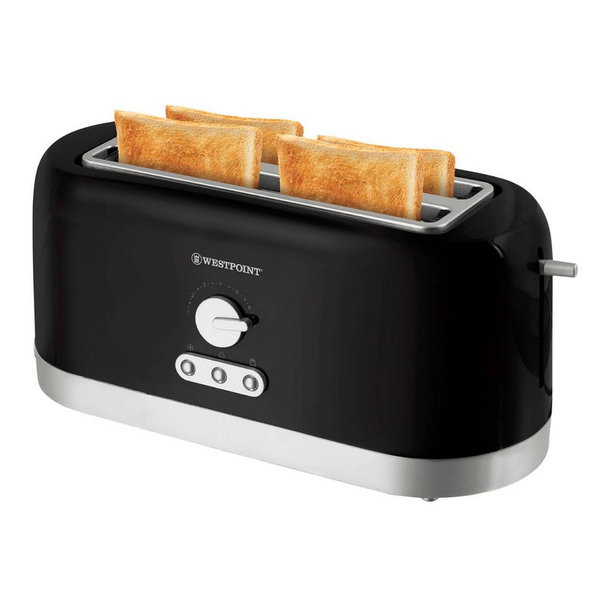 WF-2528 - Deluxe 4 Slice Pop-Up Toaster - White & Grey | Daraz.pk