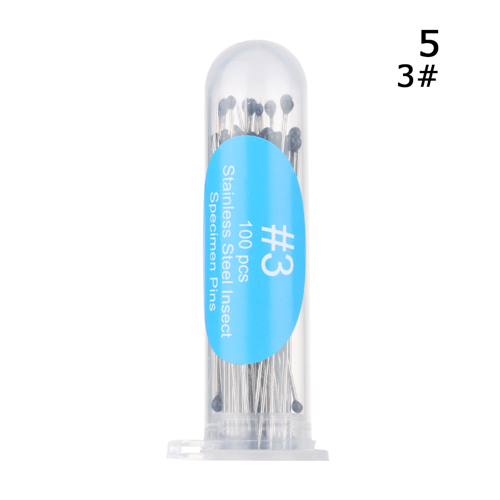 100Pcs Entomology Pin Specimen Pins Sharp Tip Needle High Hardness ...