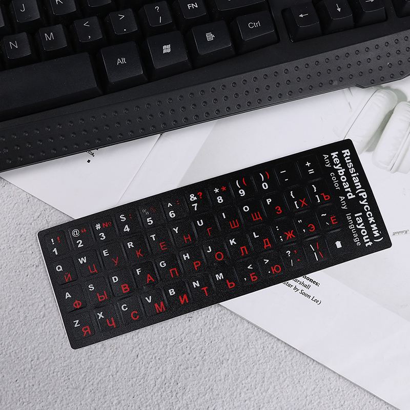 Standard Russian keyboard, font sticker layout to change. | Daraz.pk