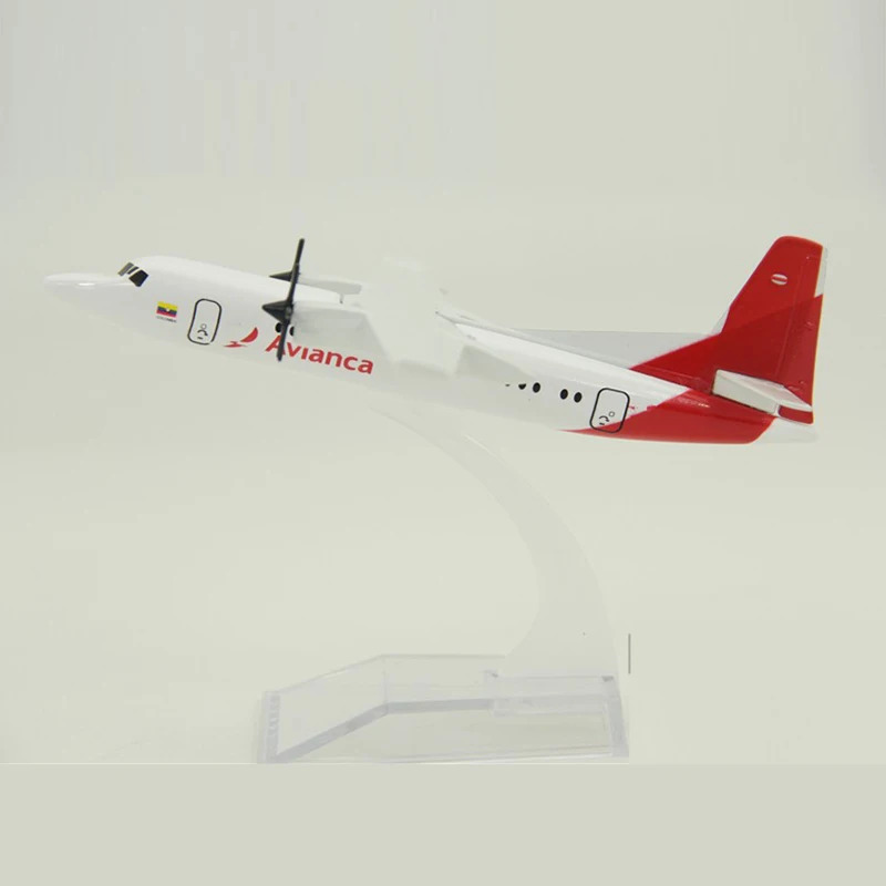 Airplane Model Metal Airlines Avianca ATR-600 (16cm) ASON TUTU Plane ...