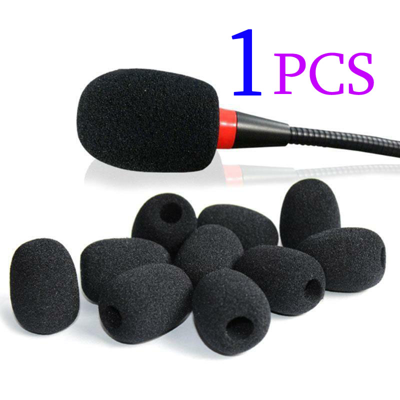 Black Foam Windscreen for Gooseneck Condenser podium microphone ...