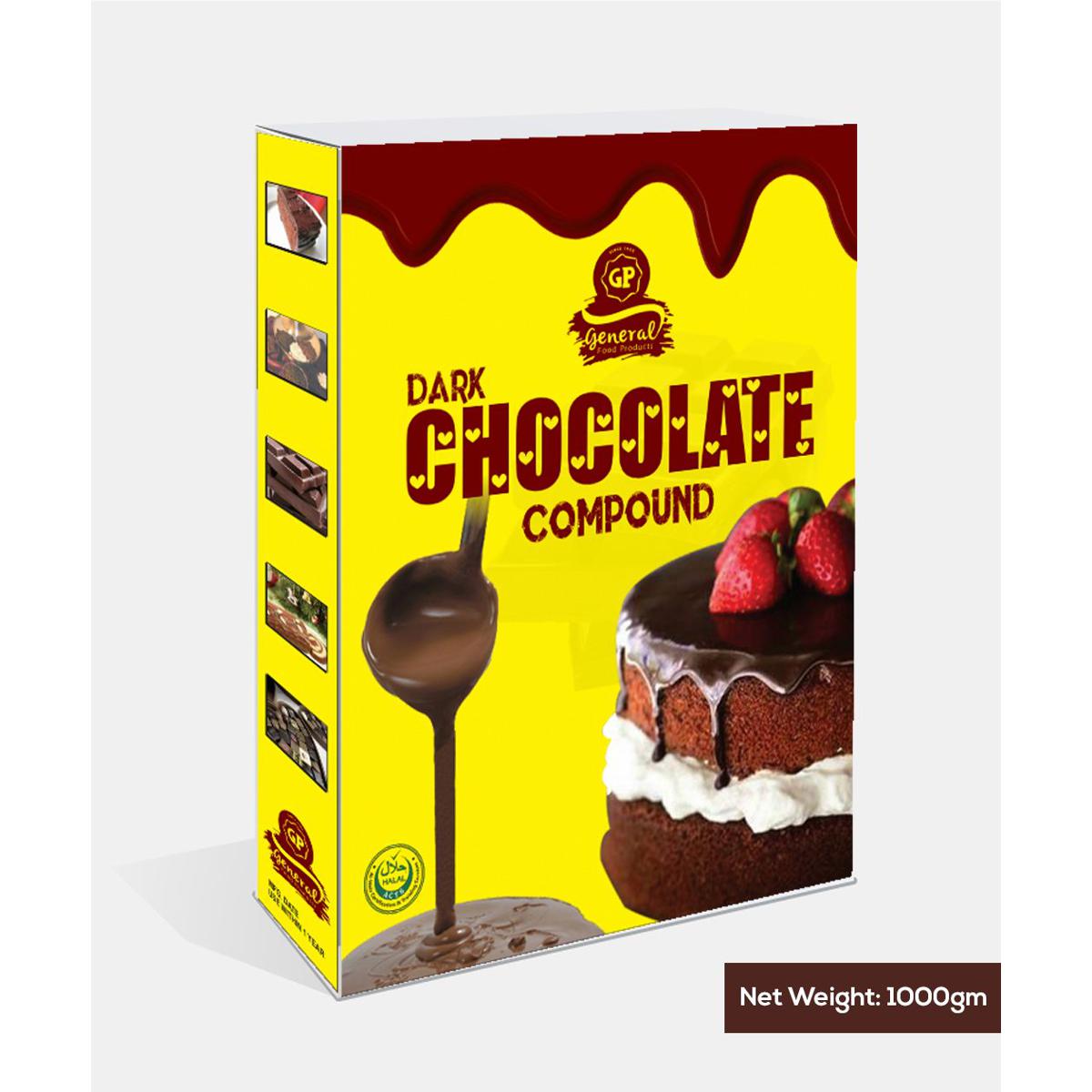 Dark Chocolate Compound 1000gm GP | Daraz.pk