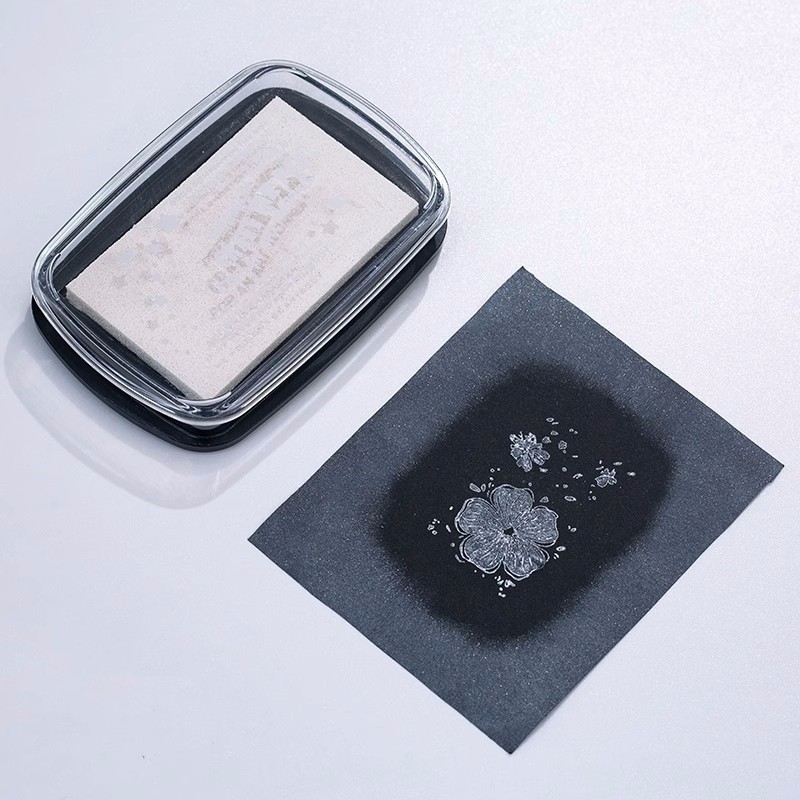 RHS Online Metallic Large Craft Ink Pad Inkpad Stamps for Paper ...