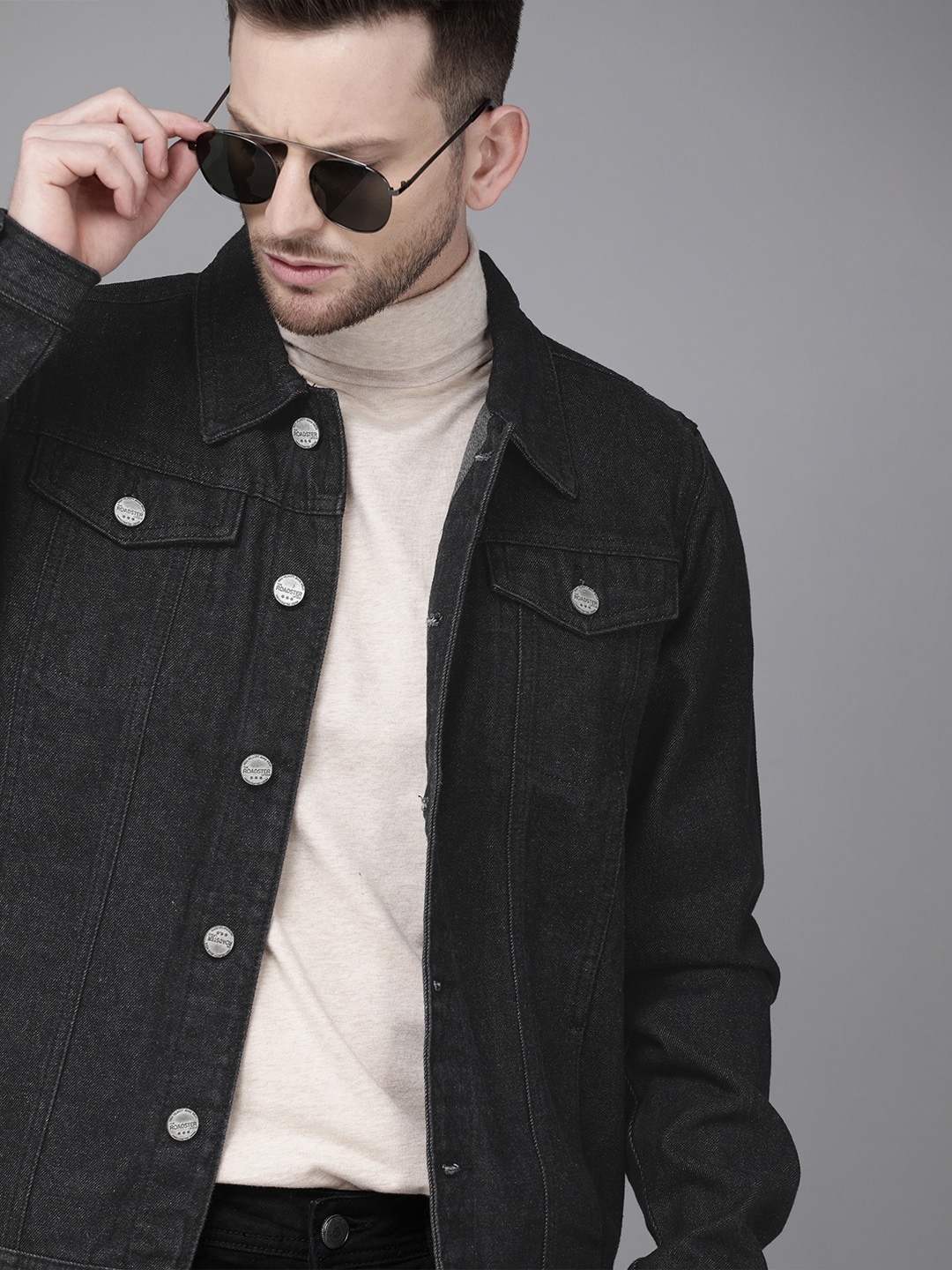 Denim Jacket Stretchable For Mens | Daraz.pk