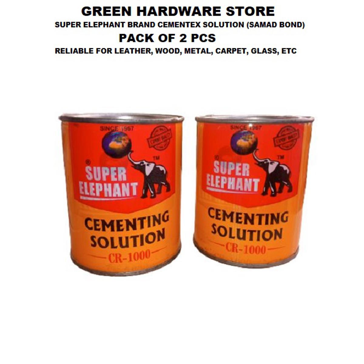 2pcs of Cementing Solution (SAMAD BOND) Super Elephant CR-1000 Adhesive ...