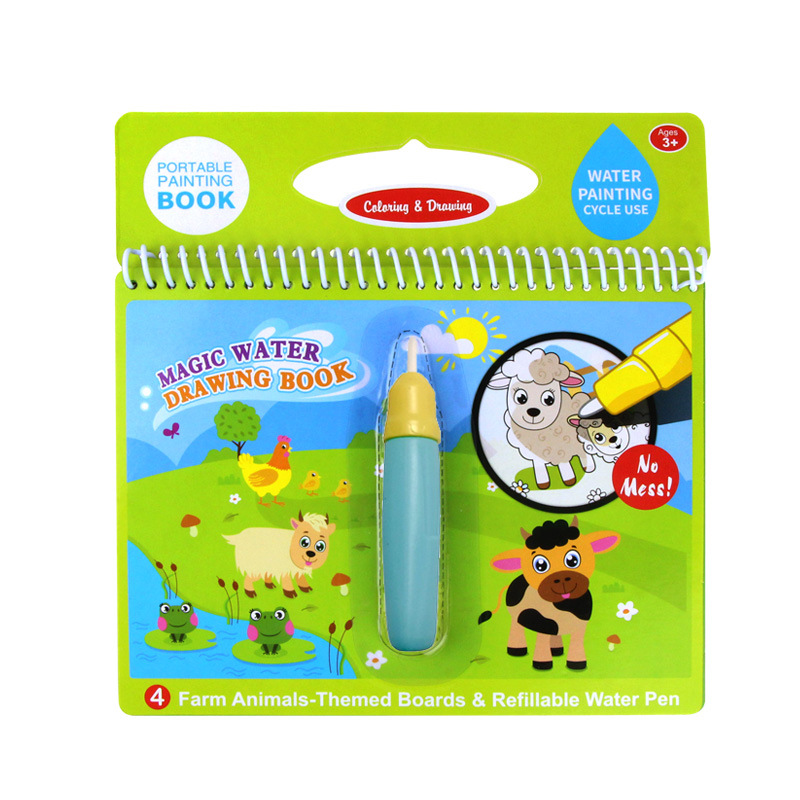 Hickeys Miees 8 Types Magic Water Drawing Doodle Book Magic Pen ...