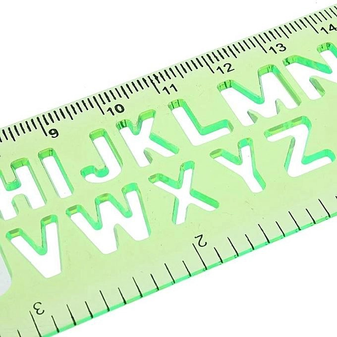 PACK OF 4 STENCIL SCALE SET- Student Scale Set- 4Pcs Candy Color Cute ...
