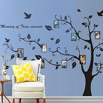 Family Tree Wall Decal Vinyl Tree Wall Sticker Photo Wall Decal Memory ...