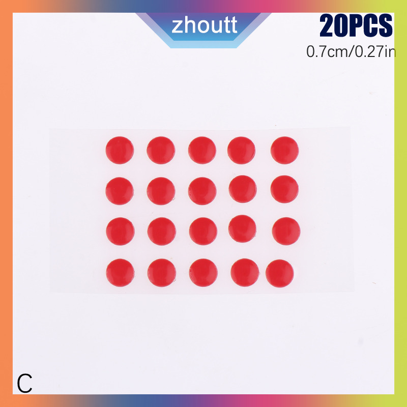 zhoutt Ultraglide Small Round Dot PTFE Mouse Skates DIY Mice Glide Feet ...