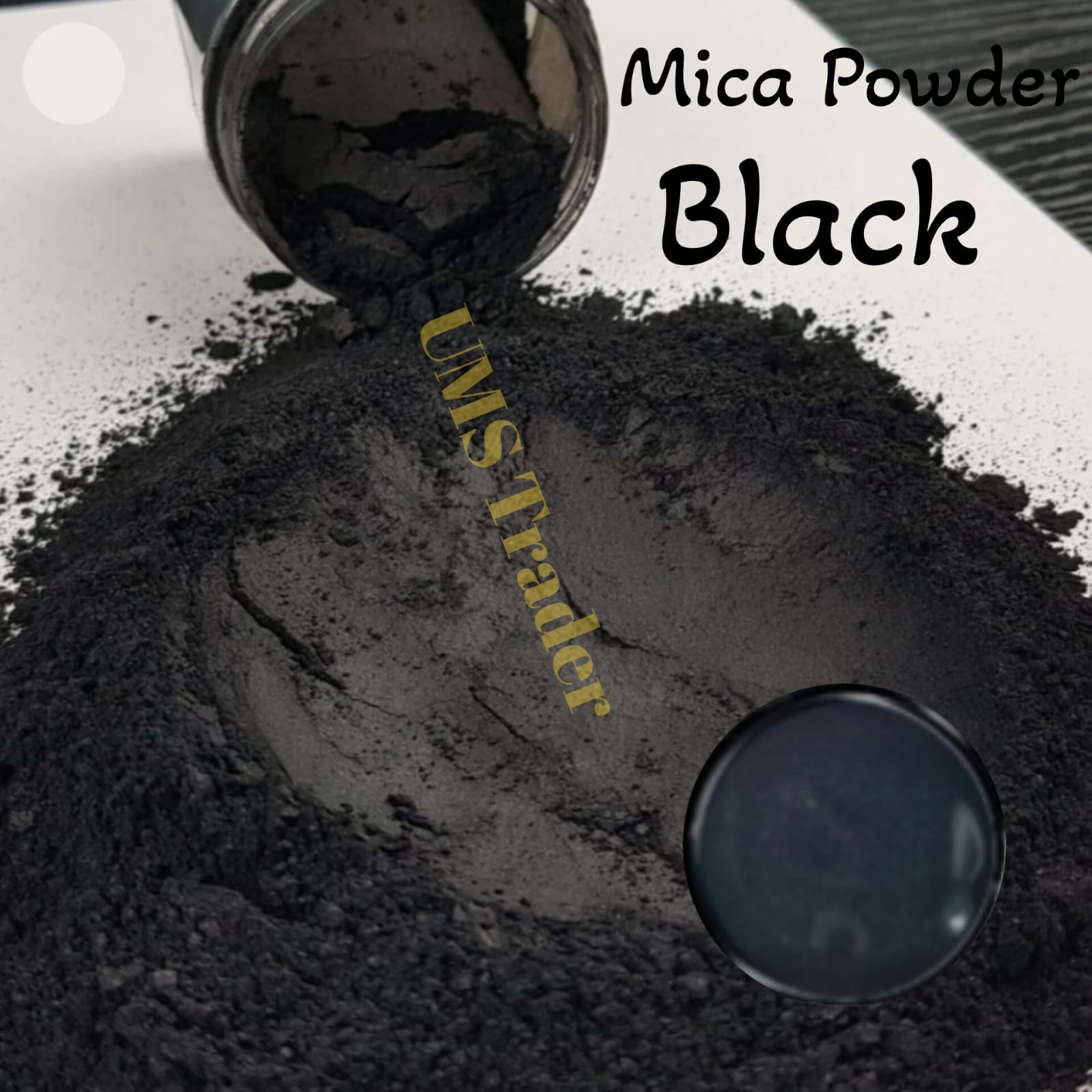 UMS Trader - Mica Powder Pigment “Black Mica” - Multipurpose DIY Arts ...