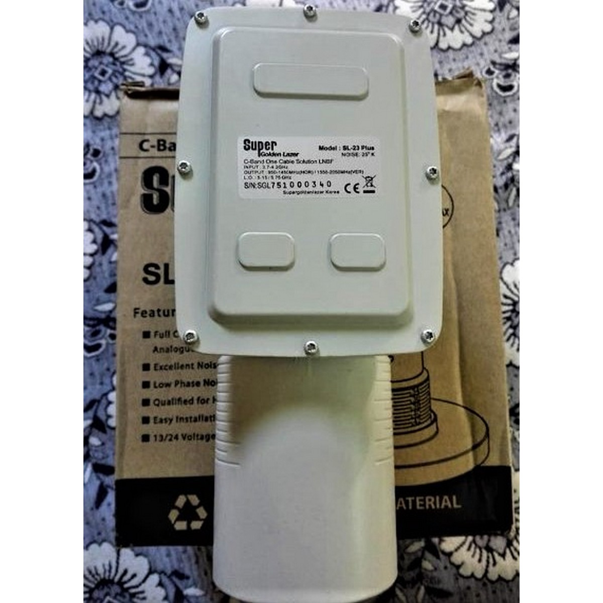 SUPER GOLDEN LAZER C Band Digital Lnb High Gain One Cable Solution Lnbf ...