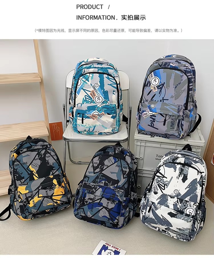 Men's women Back to School Backpacks Simple Fashion Travel Backpack ...