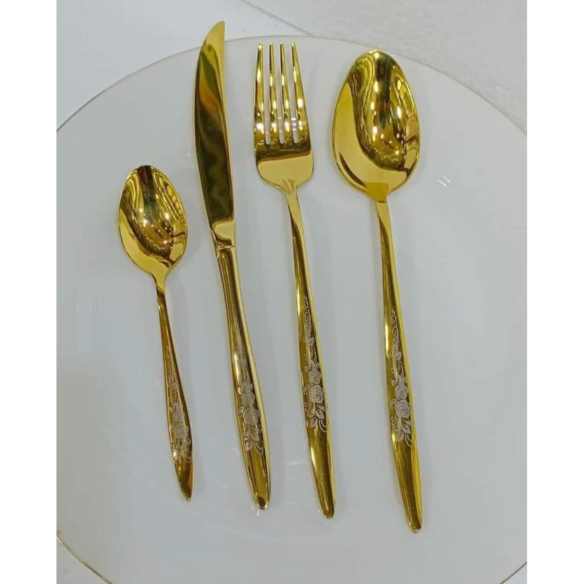 Cutlery Set | Golden Cutlery Set | Fancy Cutlery Set | Briefcase ...