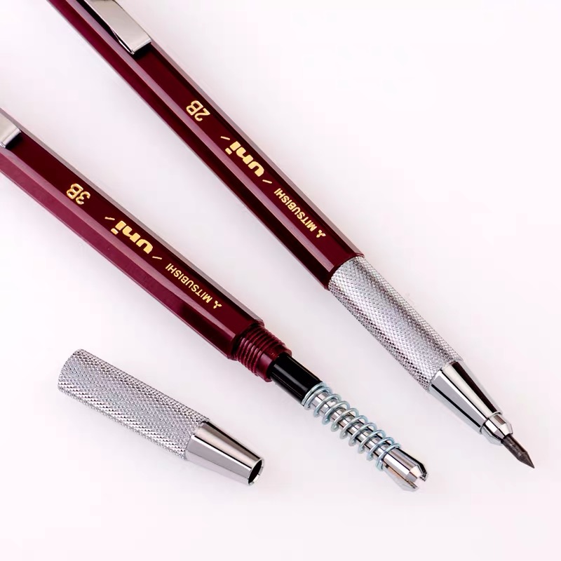 1pcs/1set Mitsubishi uni 2.0mm MH-500 Mechanical Pencil Lead Holder Pencil Refill Pencil ...