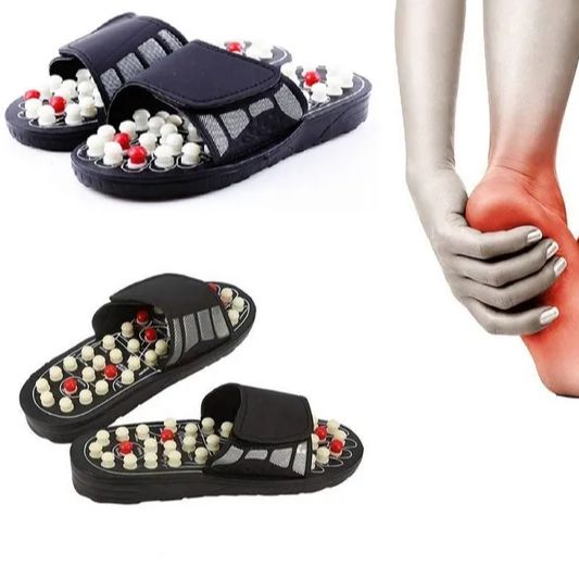 Foot Massage Slippers Acupuncture Therapy Massager Shoes For Foot ...