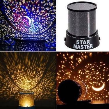 Star Master Rotating LED Projector Night Lamp with USB Cable/Energy ...