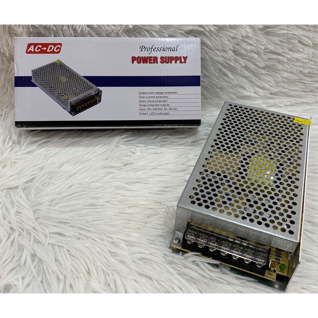 Professional power supply 12 Volt 10 Amp Power Supply Unit AC to DC ...