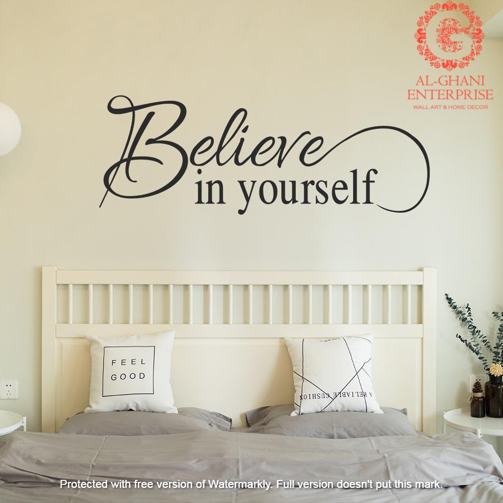 Al Ghani Enterprise Size: 2 X 1 Feet;believe in yourself designed self ...