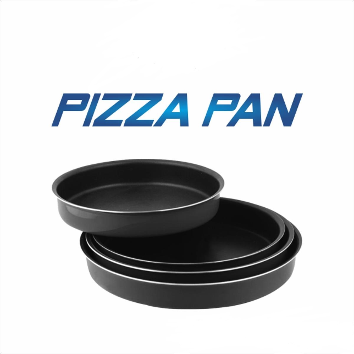 Pizza Pan Non Stick Round Pizza Tray Baking Pizza Pan Sizes (7''-17 ...